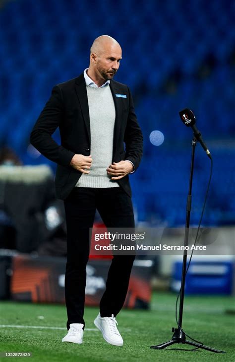 Head Coach Christian Ilzer Of Sk Sturm Graz Reacts During The Uefa