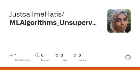 GitHub JustcallmeHatis MLAlgorithms Unsupervised Mall