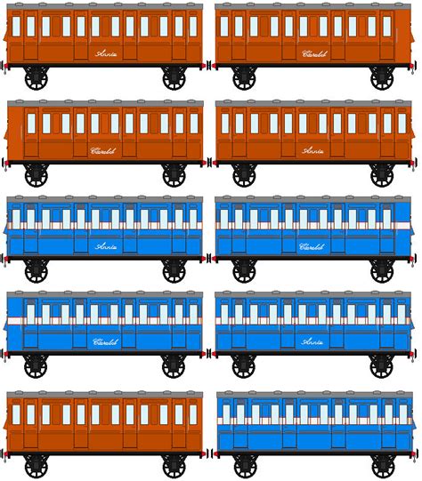 Thomas Coaches By Thejaleonard On Deviantart