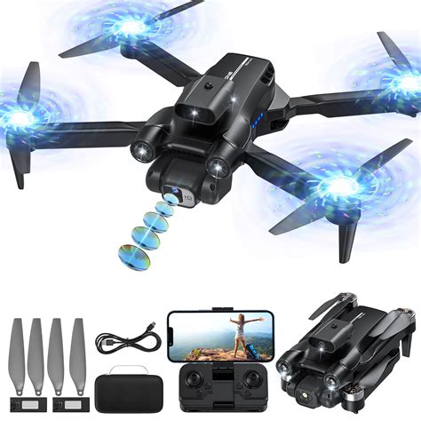 Foldable E88 Mini Rc Drone With 4k Hd Dual Camera Altitude Hold One