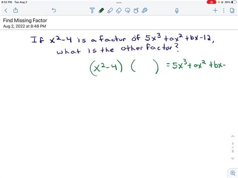 Solved Please Solve Fast With Explanation X Is A Factor Of X