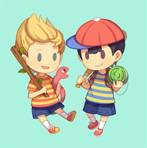 Ness And Lucas Ssb4 リュカ スマブラ イラスト