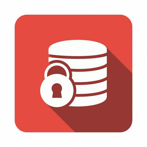 Database Lock Security Server Storage Icon Download On Iconfinder