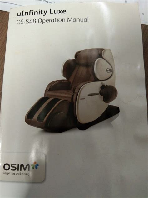 Osim Uinfinity Luxe Massage Chair Health And Nutrition Massage Devices