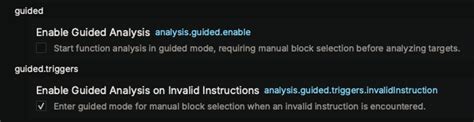 Guided Analysis Binary Ninja User Documentation