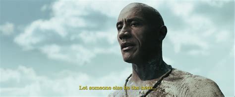 Auscaps Dwayne Johnson And Uli Latukefu Shirtless In Black Adam