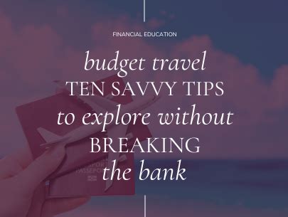 Budget Friendly Travel Tips Chrysalis