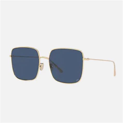 Christian Dior Sunglasses Stellaire Gold Metal Black Gem