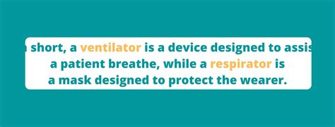 Respirator Vs Ventilator What Is The Difference SPECIALNEEDSEQUIPMENT