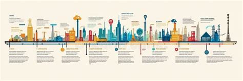 A Detailed Timeline Infographic Illustrates Industrial Progress Throughout History Showcasing