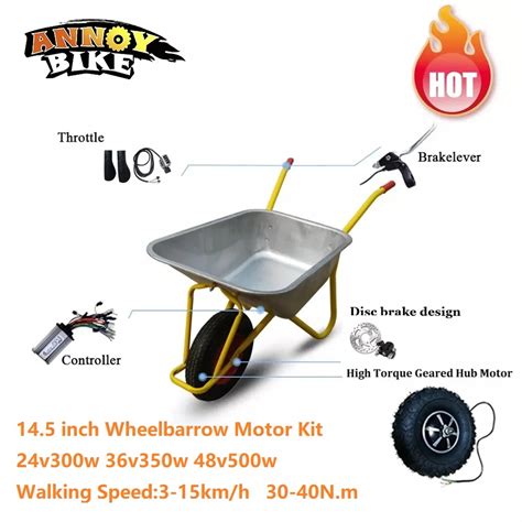 Электрический мотор-редуктор ANNOYBIKE 14,5 дюйма 24V 36V 48V | AliExpress