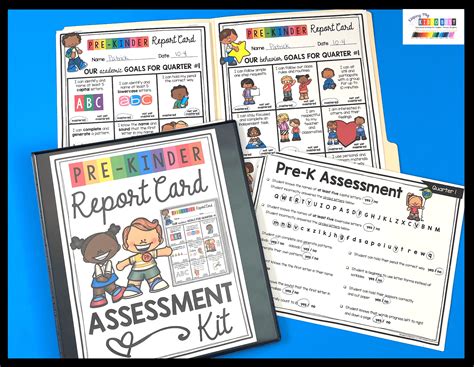 Pre K Report Cards And Assessments Free Download Transitional