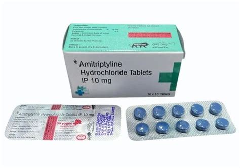 Amitriptyline Hydrochloride 75 Tablets Ip 10 Mg At Rs 100 Stripe In