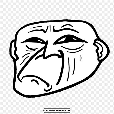 Sad Troll Face Png Image Toppng