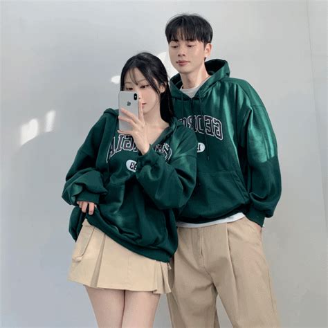 ☘️아방핏꾸안꾸 Kent 반집업 후드티 4color 2029 루즈핏 빅사이즈 레터링 아방핏 오버핏 그린 초록 유니크