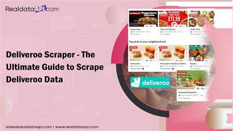 Deliveroo Scraper: The Ultimate Guide to Extract Data
