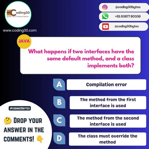 💡 comment your answer below 👇 follow and subscribe for java tips and