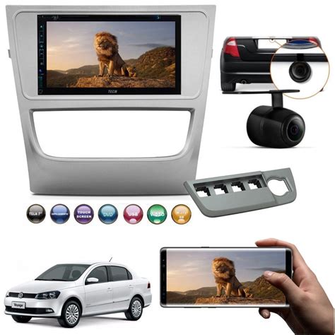 Kit Central Multimidia Dvd Gol Voyage G6 Moldura Câmera De Ré Em Promoção Na Americanas