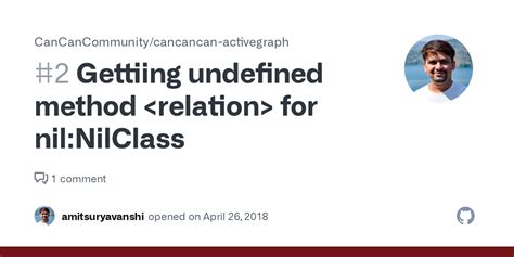 Gettiing Undefined Method For Nilnilclass · Issue 2 · Cancancommunity
