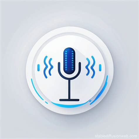 Voice Assistant With Sound Waves Stable Diffusion Online