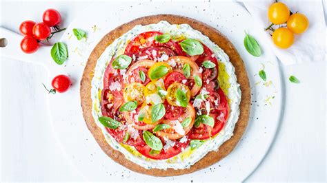 Herbed Ricotta And Fresh Tomato Tart Recipe Tomato Tart Recipe