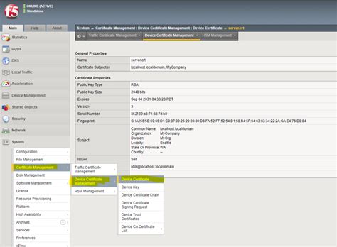Setup SSL TLS With F BigIP