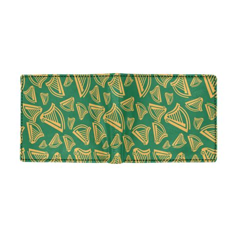 Harp Pattern Print Design 03 Men S Id Card Wallet Jorjune