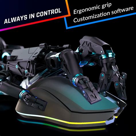 Klim Blaze Pro Wireless Rgb Gaming Mouse Charging Base Included