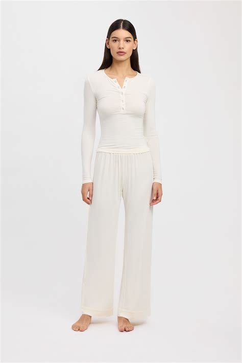 Sleep Button Long Sleeve Top KookaÏ Australia