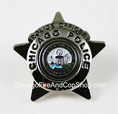 Chicago Police Star Lapel Pin Chicago Fire And Cop Shop