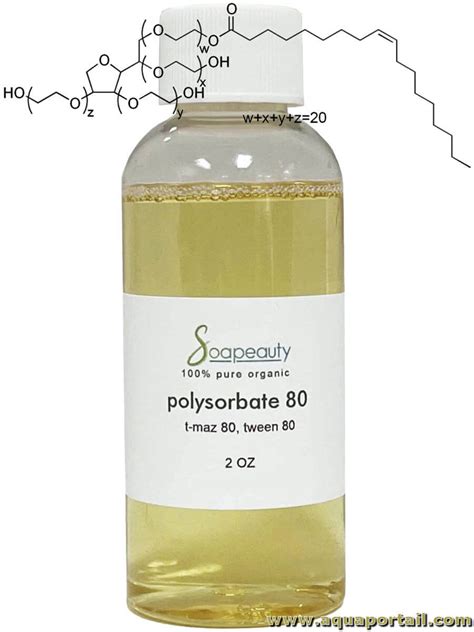 Polysorbate Définition Et Explications