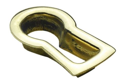 Stamped Brass Keyhole Insert