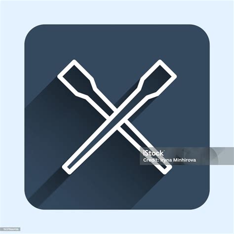 긴 그림자 배경으로 격리 된 화이트 라인 식품 젓가락 아이콘 아시아 요리를 위한 나무 한국 스틱 동양 기구 파란색 정사각형 버튼 벡터 0명에 대한 스톡 벡터 아트 및 기타