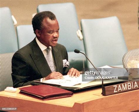 132 President Of Zambia Fredrick Chiluba Photos And High Res Pictures Getty Images