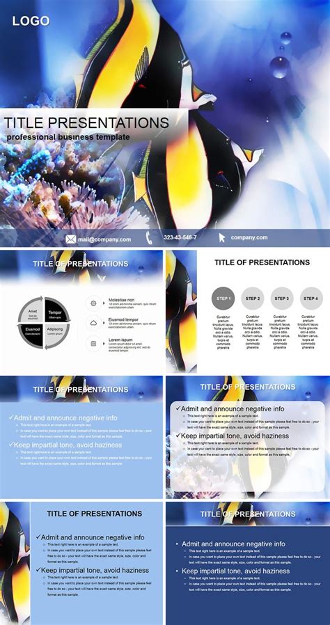 Deep Ocean Fish Powerpoint Templates Powerpoint Templates Powerpoint