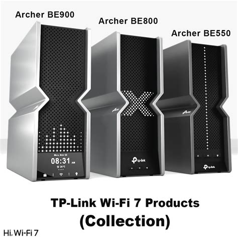 Modelo 3d Wi Fi 7 Tp Link Router Model Collection Turbosquid 1990585