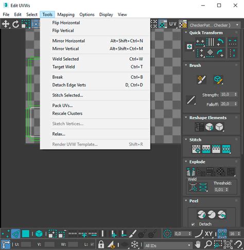Cant Select Render Uv Template In The Edit Uvws Tools Menu Autodesk Community
