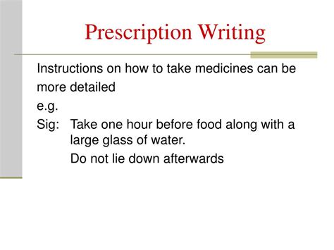 PPT Prescription PowerPoint Presentation Free Download ID 449346