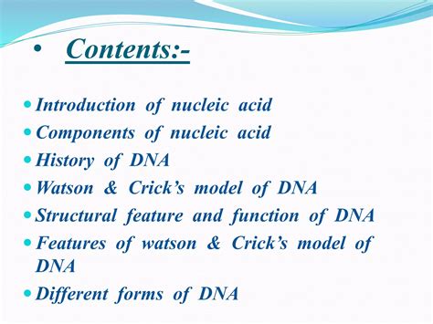 Structure Of Dna Pptx