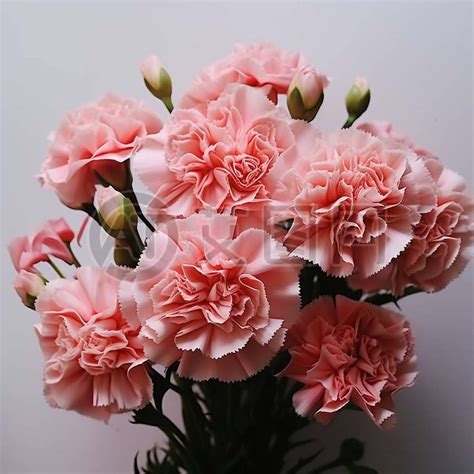 粉康乃馨图片高清图片素材