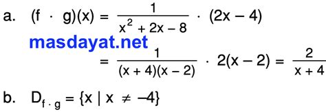 diketahui fungsi f r → r dan g r → r dengan rumus f x 1 x2 2x