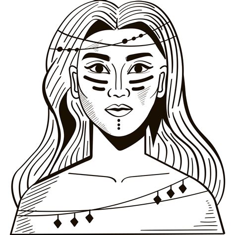 Native American Girl Ethnicity 51016307 Png