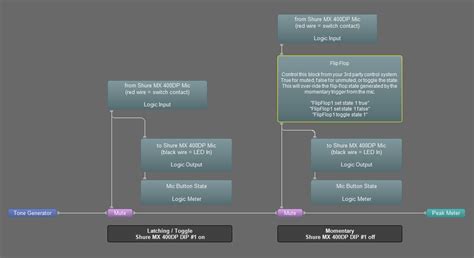 Connecting A Shure Mx400dp To An Ex Logic Biamp Cornerstone