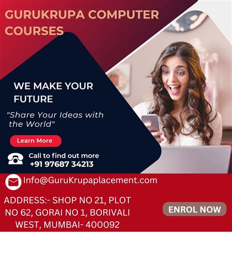 Computer Certification Training In Mumbai Gorai No 1 Borivali West By Gurukrupa Placement