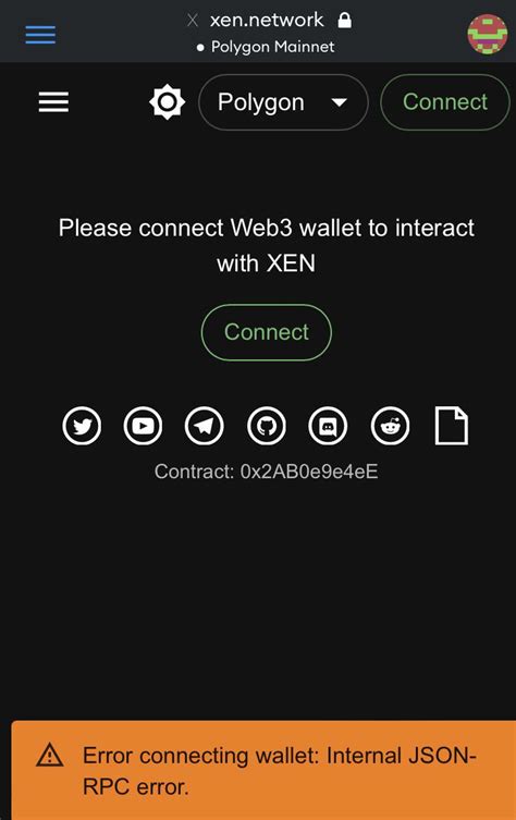How To Solve This Xen Issue Error With Metamask R Xencrypto