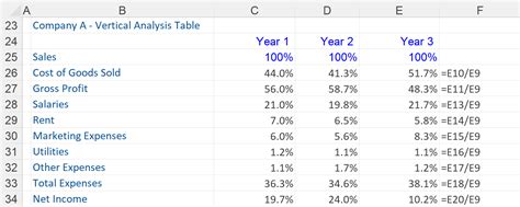 Vertical Analysis Definition Formula Example