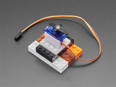 Vertical Micro Servo Mount For Lego Compatible Brick Systems Id 6044