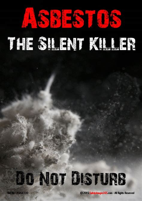 Asbestos Safety Poster Asbestos The Silent Killer Safety Posters