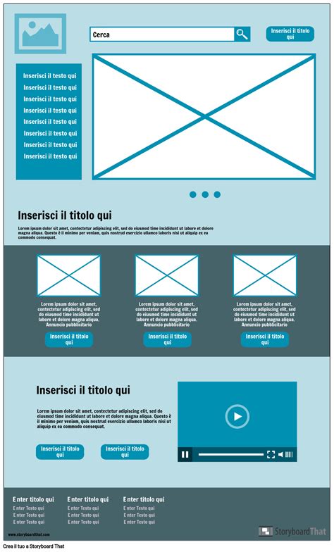 Website Wireframe Template