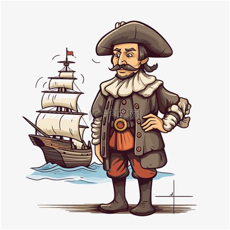 哥伦布 剪贴画 向量素材图片免费下载 千库网